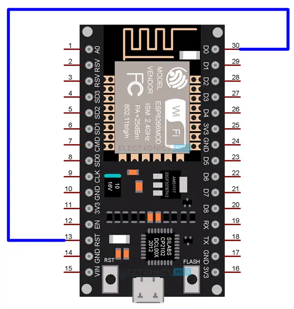 How To Enable Esp8266 Deep Sleep Mode Low Power In Esp8266