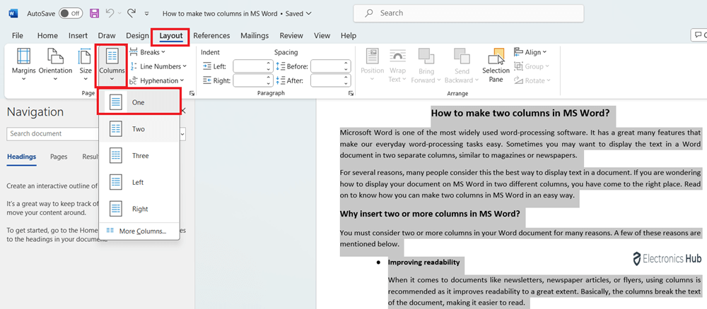 Create Two Columns In Word Easy Formatting Guide