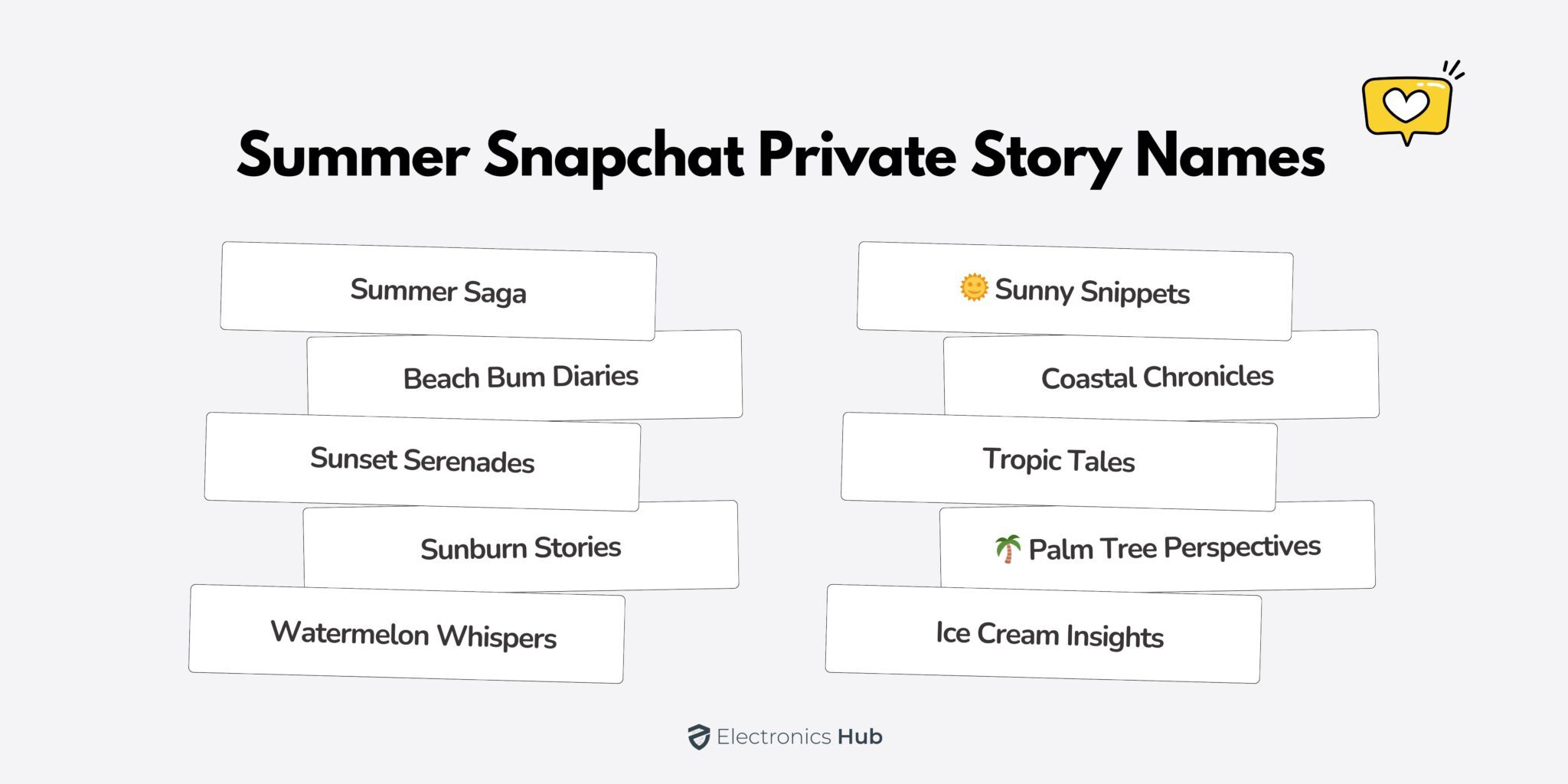 1050+ Snapchat Private Story Names
