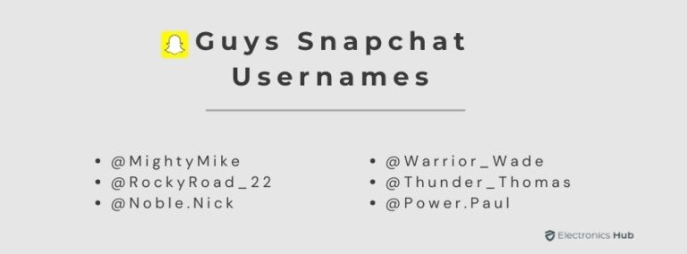 2000+ Snapchat Username Ideas For Every Snapchatter