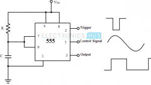 Monostable Multivibrator Using 555 Timer