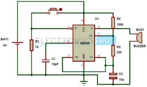Panic Alarm Circuit Diagram, Working and Applications