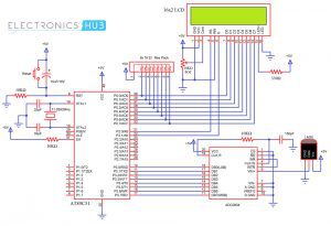 Digital Temperature Sensor Circuit using 8051 & AVR Microcontrollers