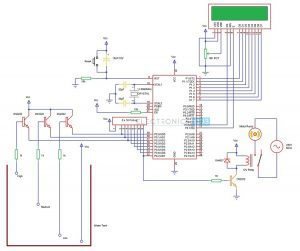 Water Level Controller and Indicator using 8051 Microcontroller