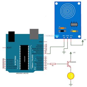 Touch Dimmer Switch Circuit using Arduino - ElectronicsHub