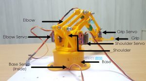 DIY Arduino & Bluetooth Controlled Robotic Arm Project