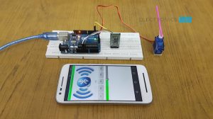 Bluetooth Controlled Servo Motor with Arduino HC-05 Module