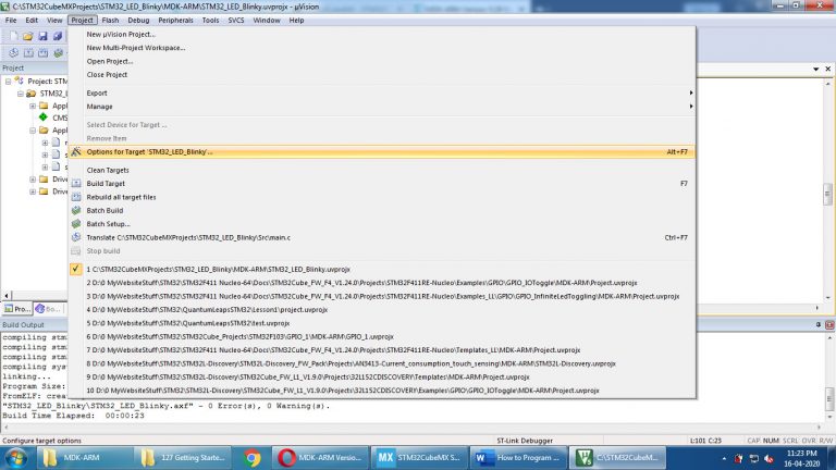 How to Program STM32F103C8T6 using Keil uVision & STM32CubeMX?