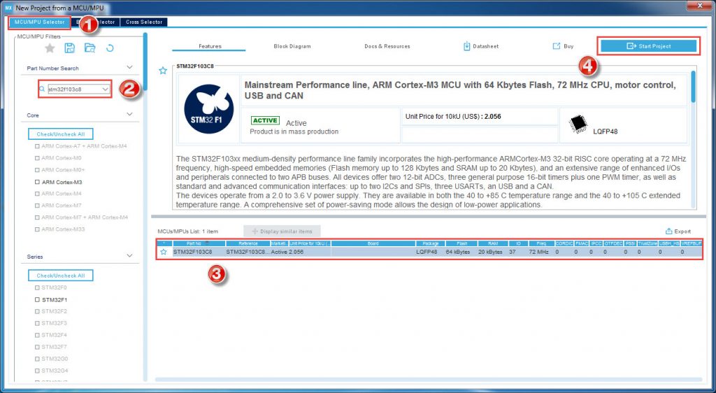 How to Program STM32F103C8T6 using Keil uVision & STM32CubeMX?