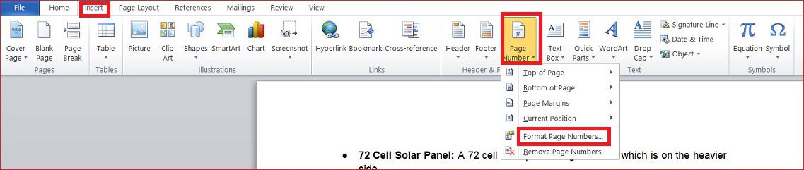 How To Add Page Numbers In Word - ElectronicsHub