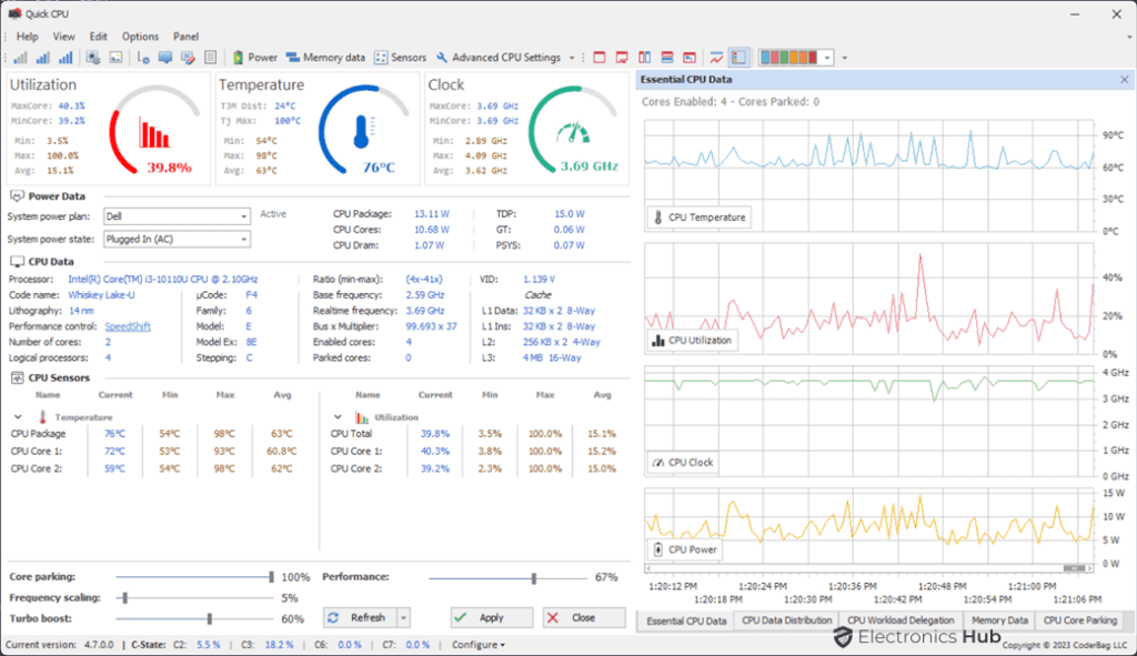 Quick CPU: Free Tool for Monitoring & Fine-Tuning Your PC