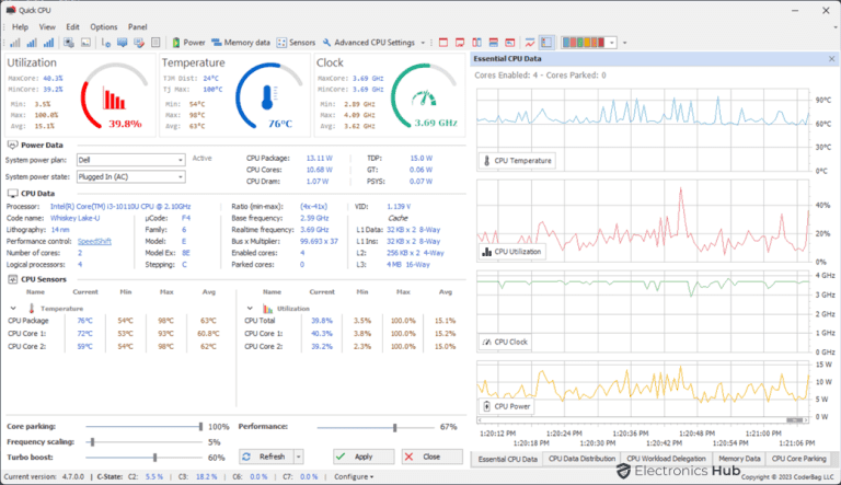 Quick CPU: Free Tool for Monitoring & Fine-Tuning Your PC