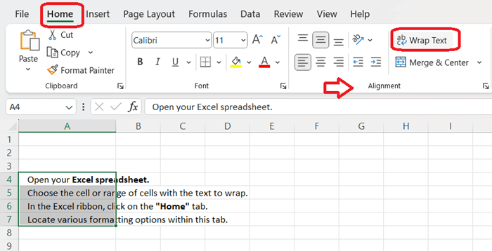 How To Wrap Text in Excel - ElectronicsHub USA