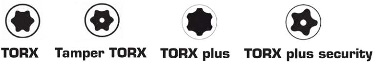 Torx Bit Sizes Chart | Standard and External Torx - ElectronicsHub