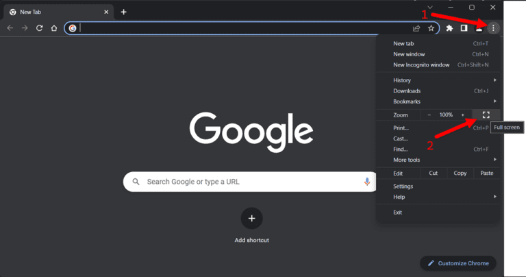 Chrome Full Screen: Keyboard Shortcut & Menu Guide (Windows & Mac)