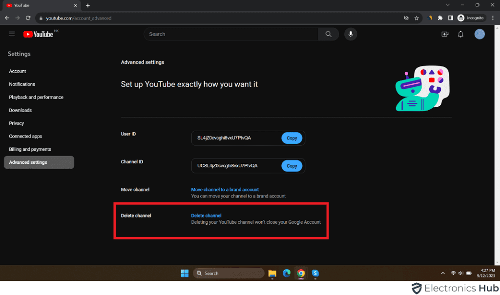 How To Delete A YouTube Channel? - ElectronicsHub USA