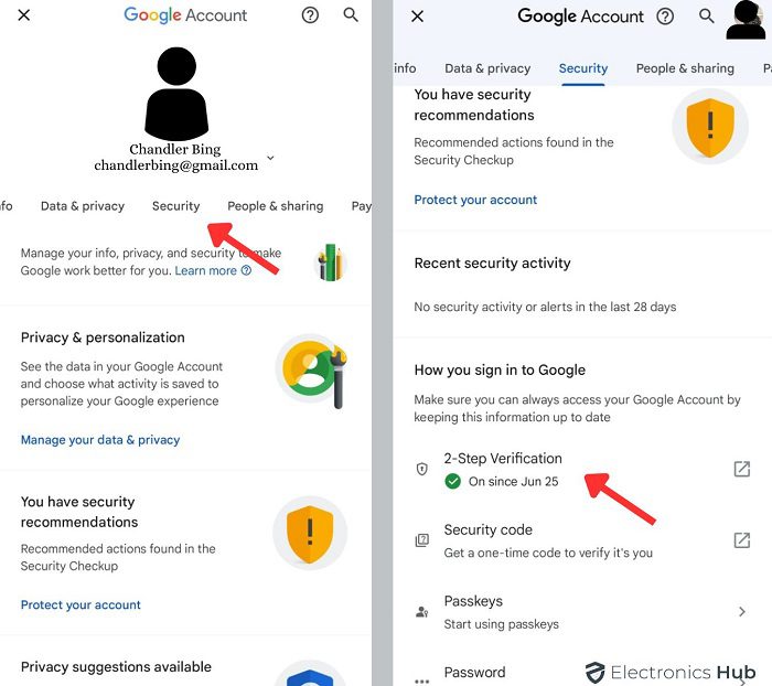 How to Turn Off 2 Step Verification in Gmail - ElectronicsHub