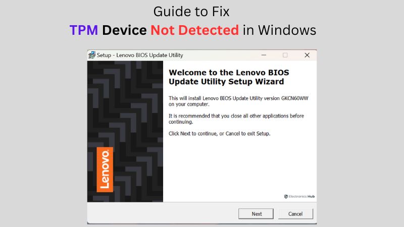 Tpm Not Detected Fix It Fast In Windows 7 Solutions