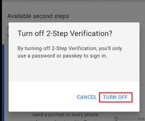 How To Turn Off 2 Step Verification In Gmail?