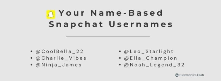 2000+ Snapchat Username Ideas For Every Snapchatter