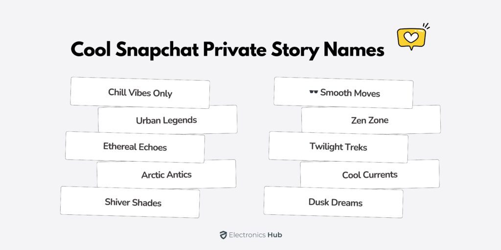 1050+ Snapchat Private Story Names