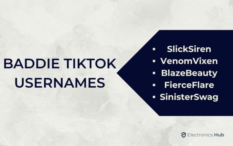 1350+ Coolest TikTok Username Ideas - ElectronicsHub USA