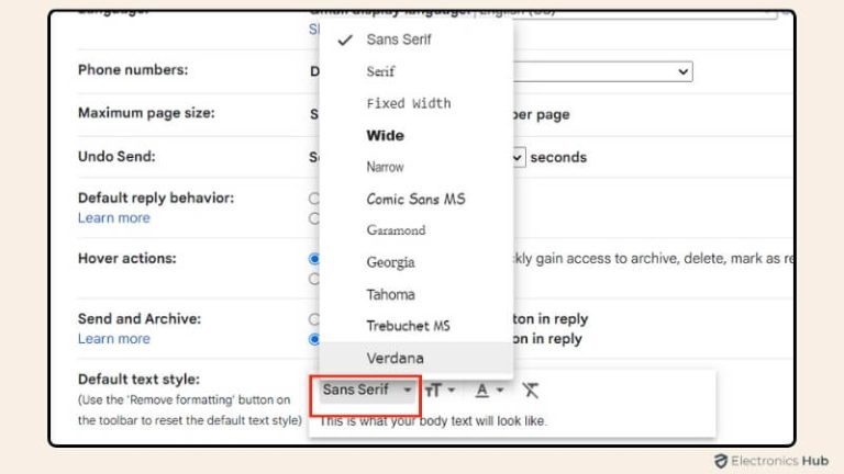 How To Change Font & Font Size In Gmail?