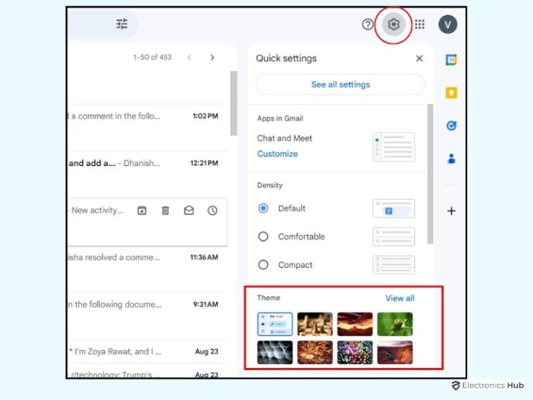 How To Change The Background In Gmail?