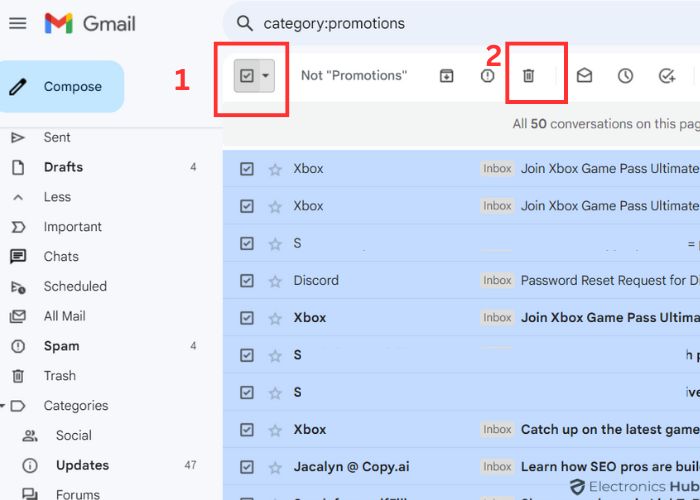 Delete All Gmail Promotions & Stop Future Ones
