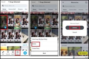 How To Delete Snaps On Snapchat