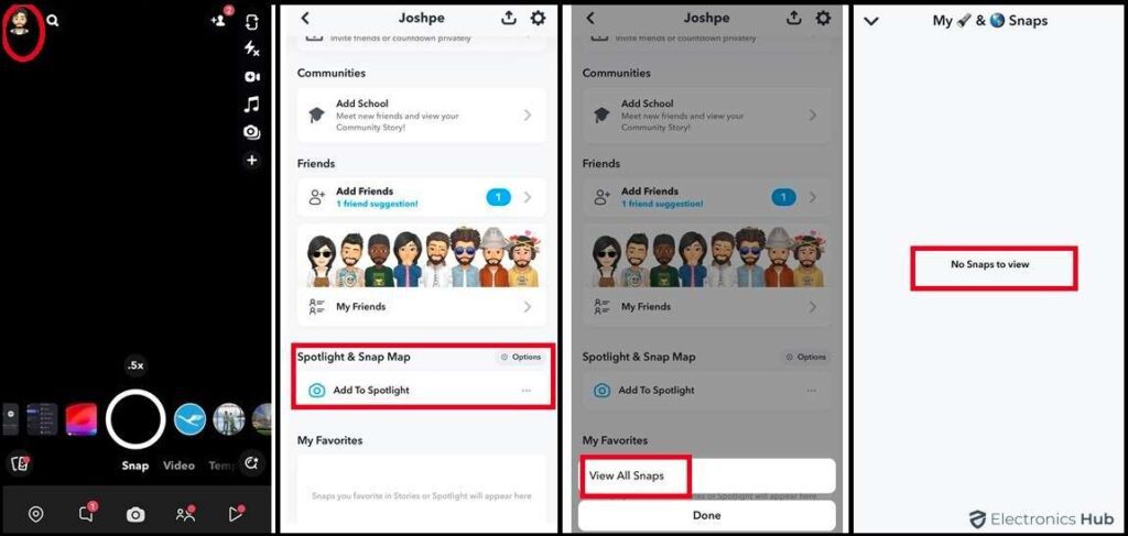 How To Delete Snaps On Snapchat