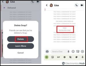 How To Delete Snaps On Snapchat