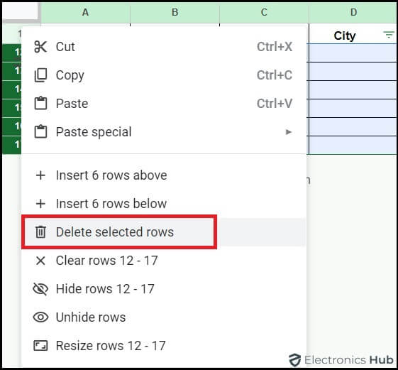 How To Delete Empty Rows In Google Sheets ElectronicsHub USA