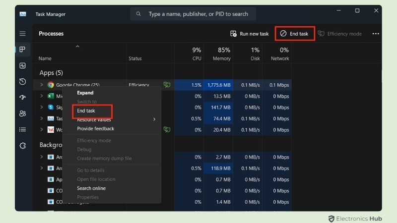 How To Kill A Process On Windows?