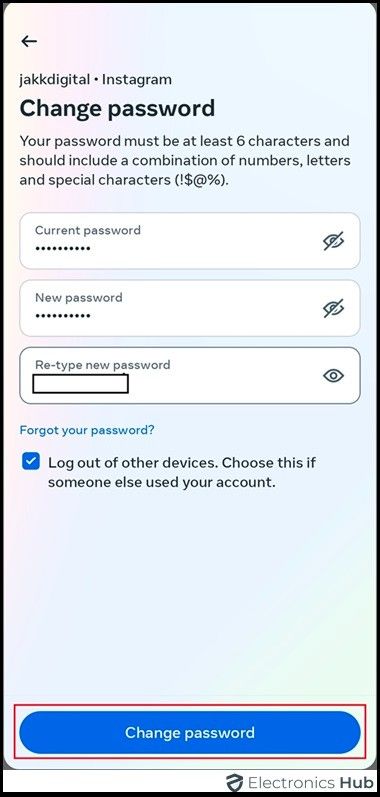 How To Change Or Reset Instagram Password?