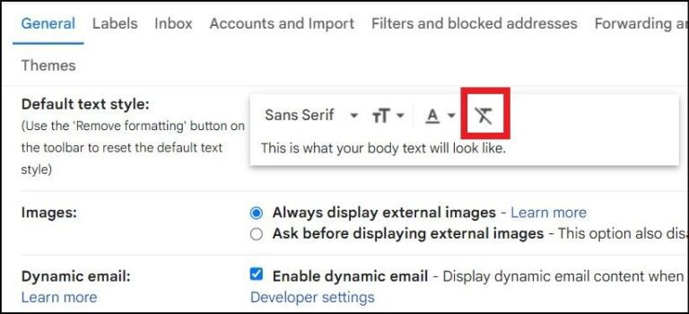 Change Font & Font Size in Gmail