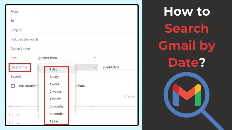 How To Search Gmail By Date?