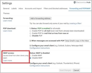 How to Setup Gmail with IMAP Settings
