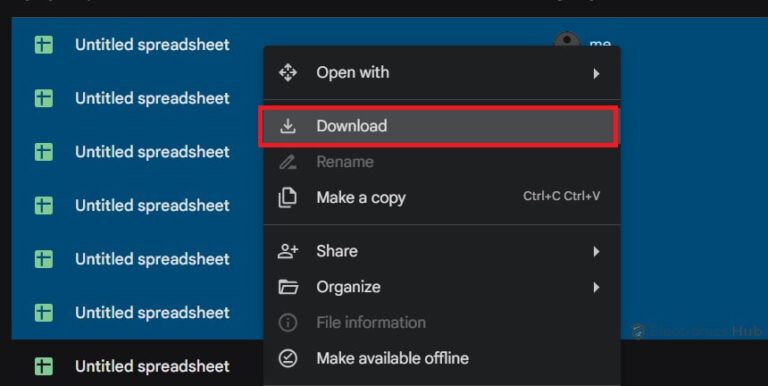 How To Convert Google Sheets To Excel: A Step-By-Step Guide - ElectronicsHub USA