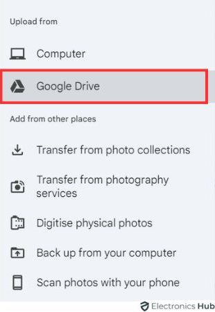 Transfer Photos from Google Drive to Google Photos