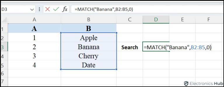 How To Use Index And Match Formula In Excel 