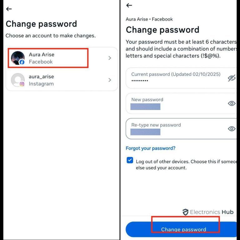 How To Change Password On Facebook?