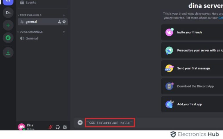 Change Text Color in Discord